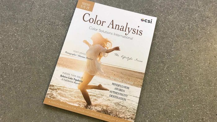 CSI launches Color Analysis Magazine SS19 - Color Solutions International
